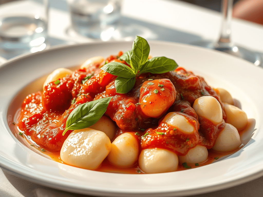 Gnocchi with Tomato Basil Sauce - Kings Best Recipes